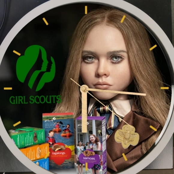 megan | Wall Decor | Girl Scout Cookie Clock | Poshmark